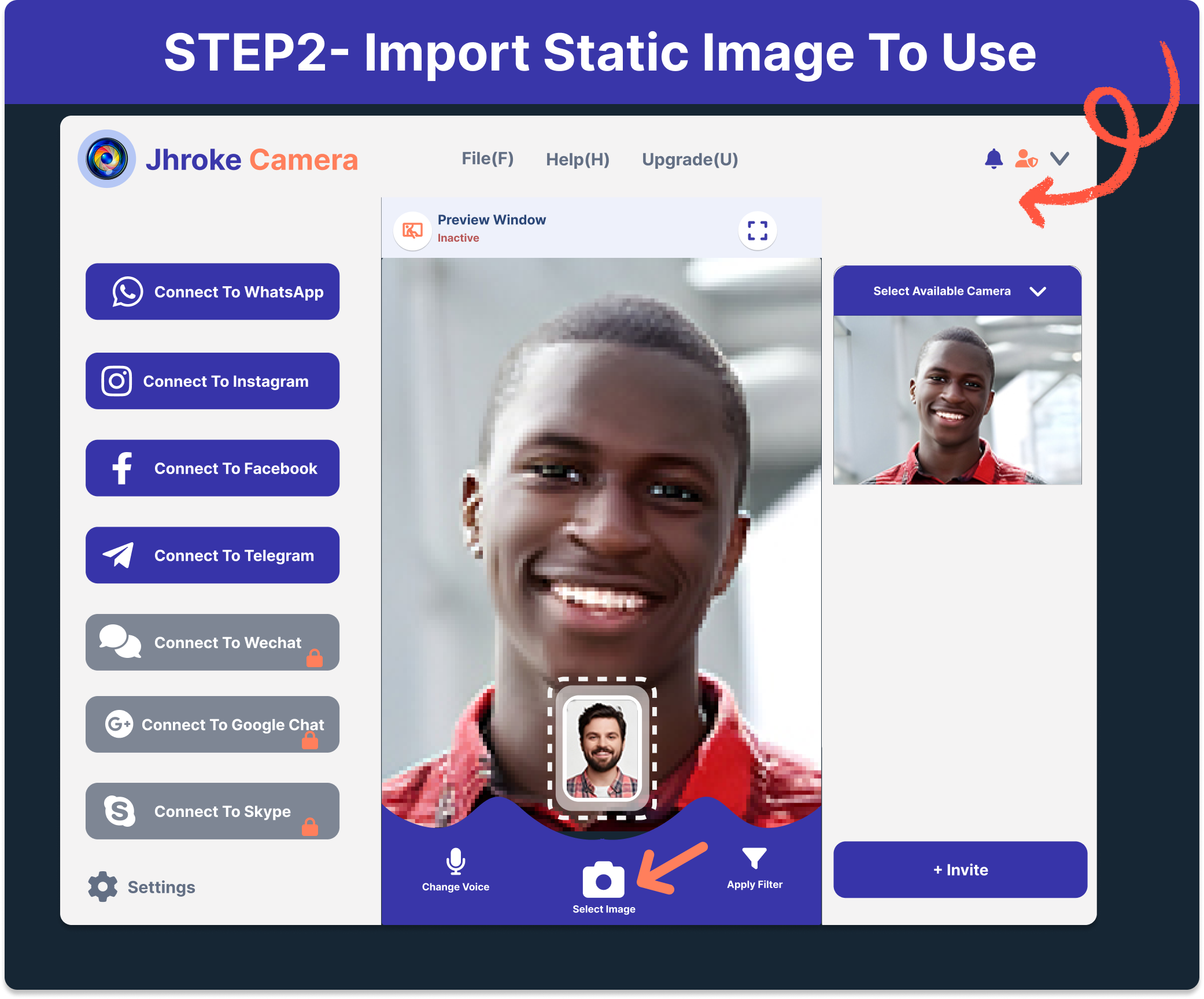 Jhroke Camera - AI Video Call Software with Voice Changer & Live Effects