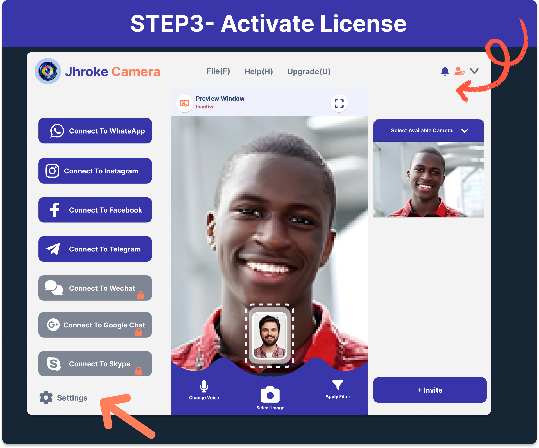 Jhroke Camera - AI Video Call Software with Voice Changer & Live Effects